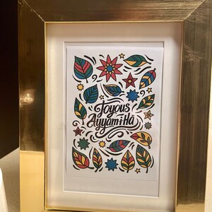 Happy Naw-ruz Printable Greeting Card / Instant Download / Hand ...