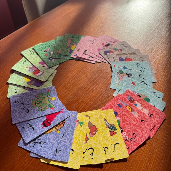Collectible Persian Cards | Fun Farsi Learning Cards: Playful Set of 32 ...