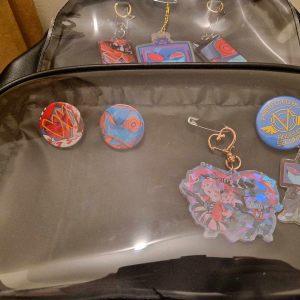 Holographic Voxval Acrylic Charms - Etsy