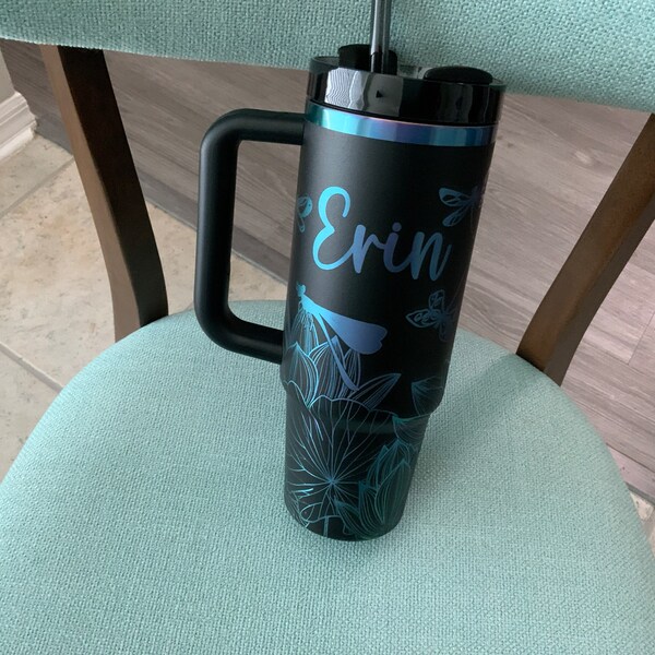 Happy Face Engraved Stanley 40 Oz 30 Oz - Etsy