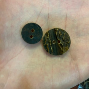 Bone Buttons, Handmade Bone Buttons, White Bone Buttons, White Bone ...