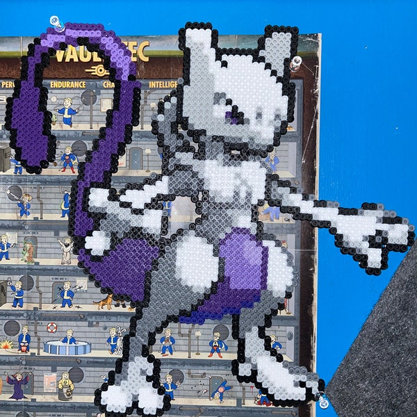 Pokemon, Perler Beads, Mewtwo, Pokemon Go, Pokemon Birthday, Pokemon ...