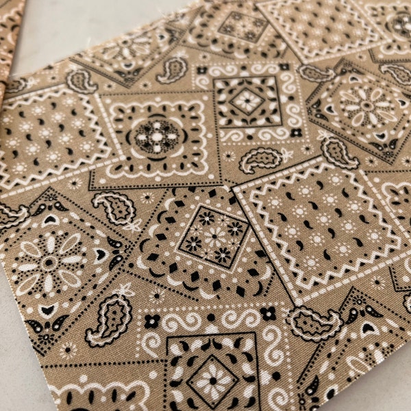Bandana Fabric - 17 Colors to Choose From 100% Cotton - Quilters ...