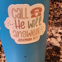 Christian Pro Life Sticker, Baby Sticker for Laptop, Notebook, Journal ...