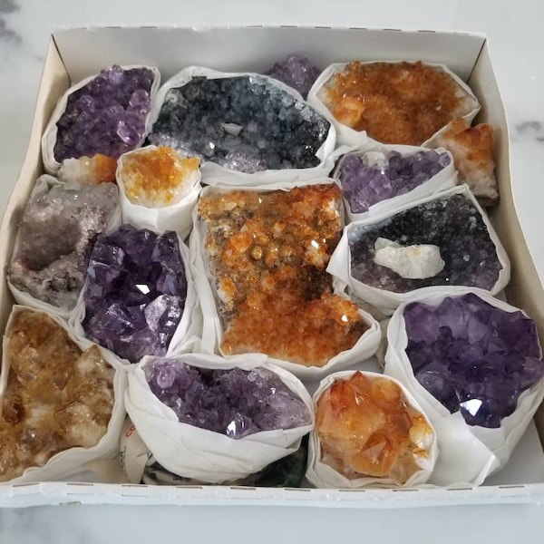 All-natural Rare Blue and White Lace Agate Geode With Sparkly White ...