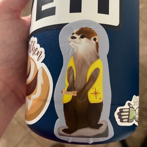 Messenger Otter Bookmark Bookish Bookmark HOSAB - Etsy