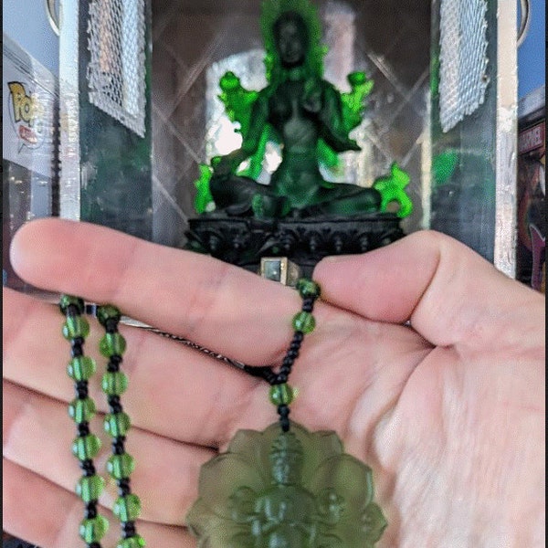Jade Tara Pendant Necklace: Buddhist Amulet Jewelry - Etsy