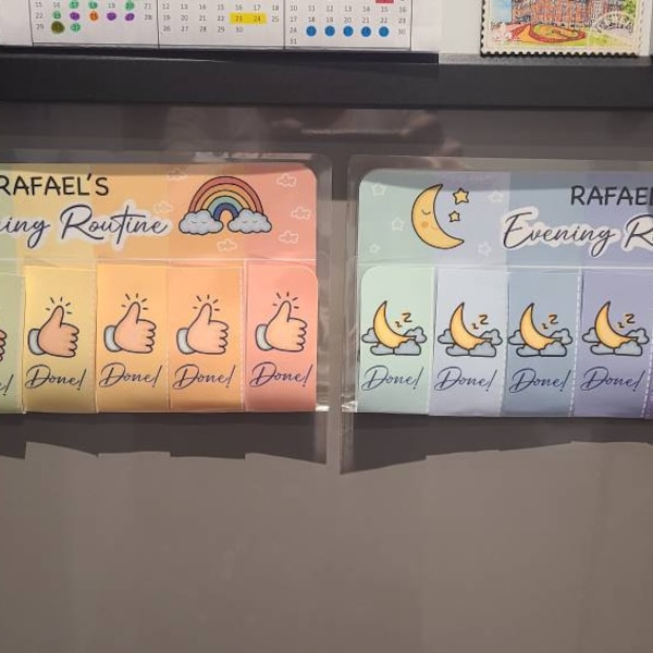 Morning, Afternoon & Evening Routine Chart, Planning Toddler Bedtime ...