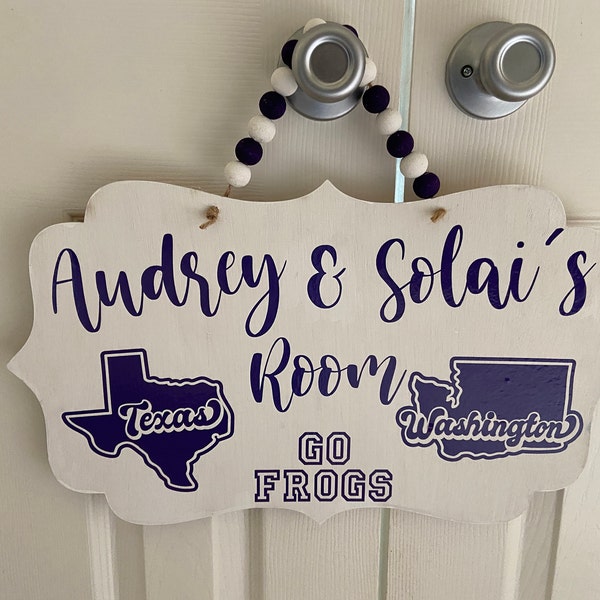 College Dorm Room Roommate Door Sign|custom|dorm Decor|personalized - Etsy