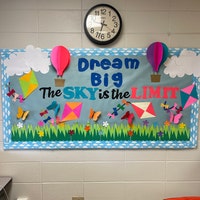 Teachers School Bulletin Board / Back to School /the Sky is the Limit ...