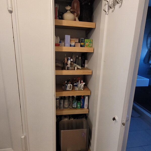 Wood Shelf Covers (custom Made); Wire Shelf Cover; Custom Removable ...