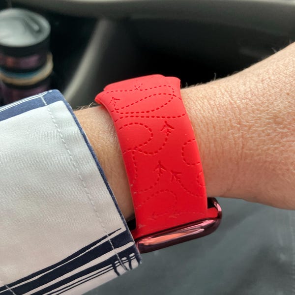 Flight Attendant Watch Band Plane Engraved Watch Band Pilot Watchband ...