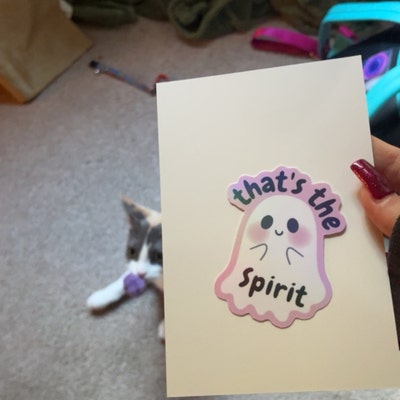 Thats the Spirit Ghost Sticker Funny Quote Stickers Laptop Sticker ...