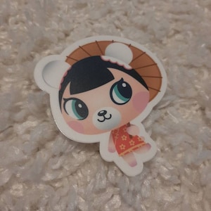 Mabel and Sable Cute Vinyl Sticker Animal Crossing | Etsy