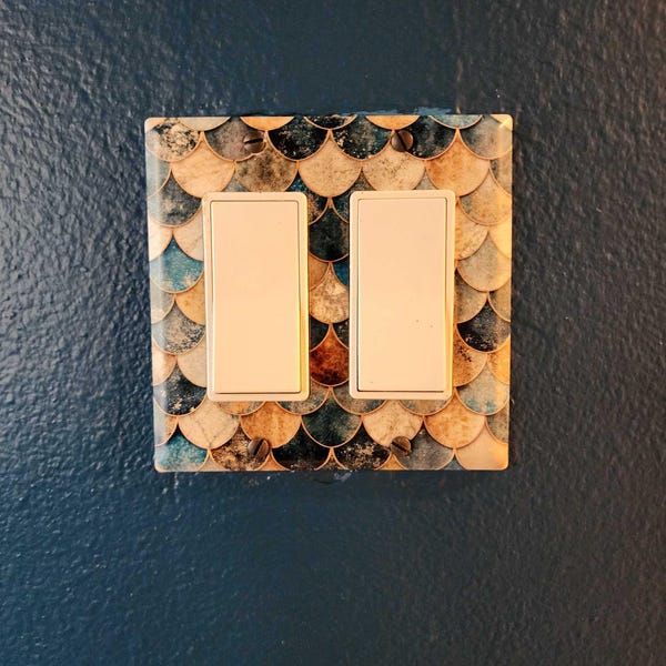 Metal Light Switch Cover, Light Switch Plate, Outlet Cover, Wall Plate ...
