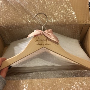 Bridesmaid Gift, Bridal Party Gift, Bridal Name Hanger, Bridesmaid ...