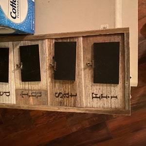 Engraved Reclaimed Wood Tissue Box Cover Rustic Barn Style - Etsy
