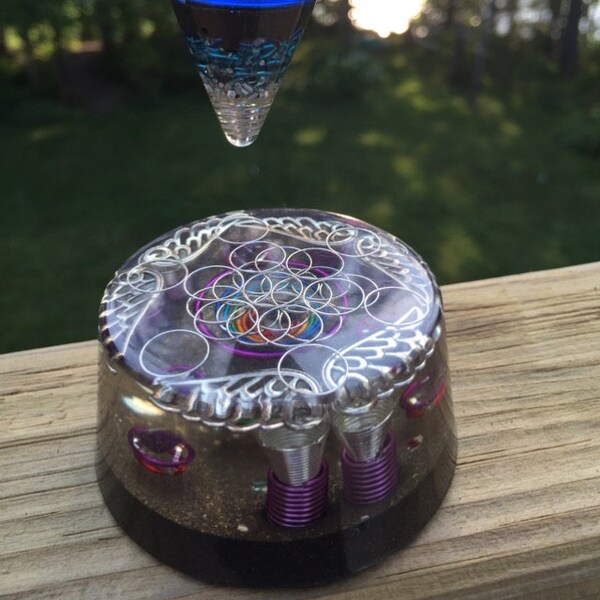 Orgone Generating Pendulum blue - Etsy