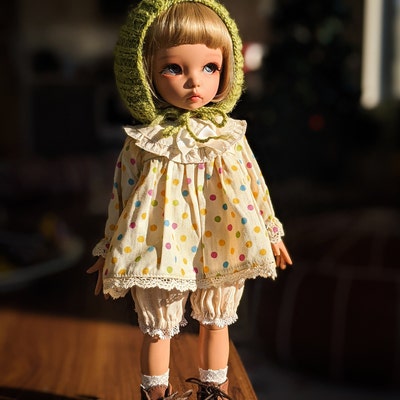 BJD Polka Dot Dress Set in YOSD Size - Etsy