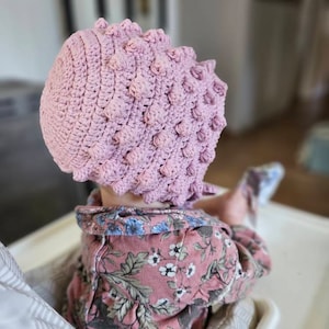 Daisy Square Bonnet Crochet Pattern - Etsy