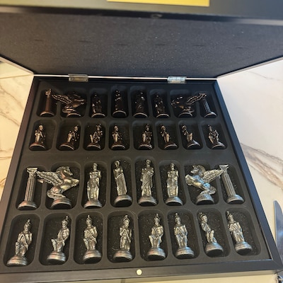 Luxury Handmade Large Chess Set, Personalized Birthday Gift, Chess ...