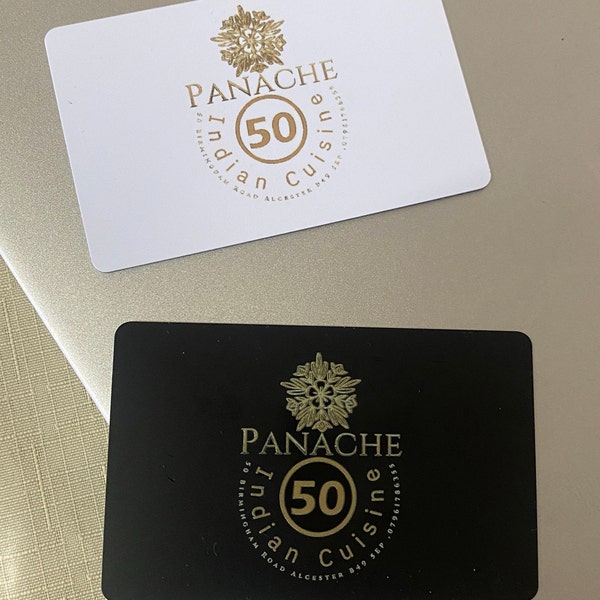 1 X Personalized PVC NFC Digital Business Card | Tap Vcard With QR Code ...