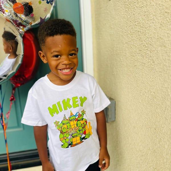 Custom Family Turtles Birthday Boy Sweatshirt,turtles Matching,custom ...