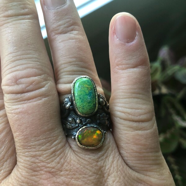 Dendritic Opalized Agate With Pink Tourmaline Pendant Artisan Handmade ...