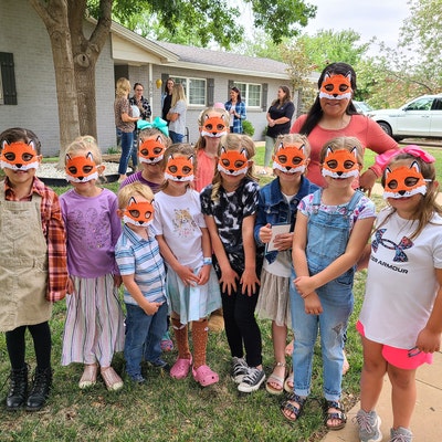 Fox Party Mask Fox Photo Prop Fox Party Favor Fox Felt Mask Fox ...