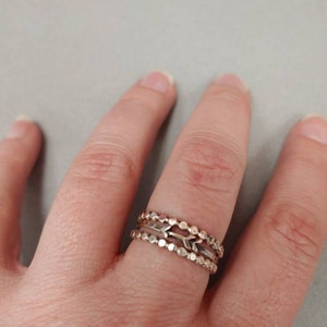 Dainty Arrow Ring Sterling Silver Arrow Rings Boho Jewelry Arrow Stackable Ring Arrow Ring Set ...