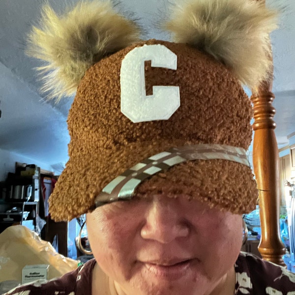 Chewbacca Inspired Baseball Hat, Fur Pom Pom, Star Wars Fan Gift - Etsy