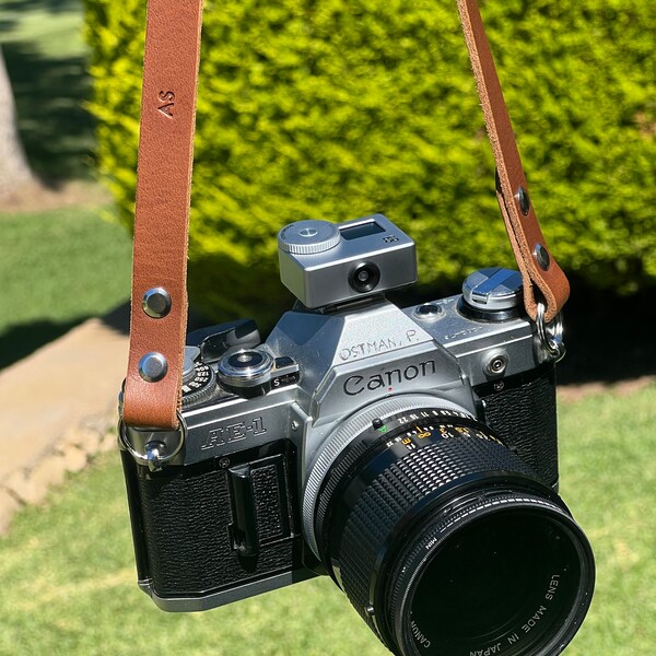 Adjustable Camera Leather Strap - Handmade Genuine Leather Accessory - Etsy