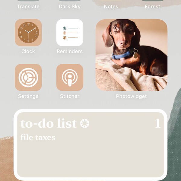 Autumn Boho Icon Theme Pack | IOS 14-15 | App Covers - Etsy