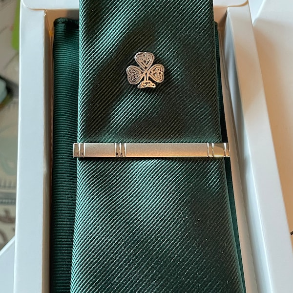 Celtic Shamrock Tie Tack, Hat Pin, Lapel Pin, (tt5)silver Accessories ...