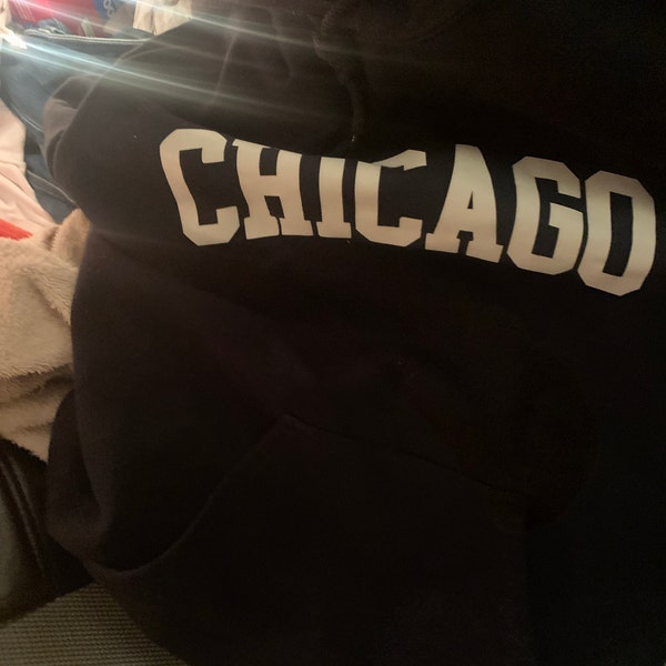 Chicago Hoodie, Chicago Hooded Sweatshirt, Cute Chicago Sweater ...