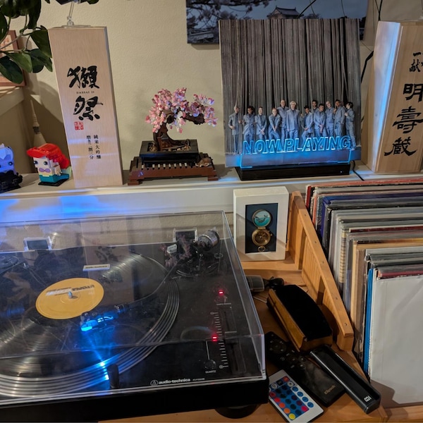 Now Playing Record Holder Stand Gift,now Spinning Vinyl Record Display ...