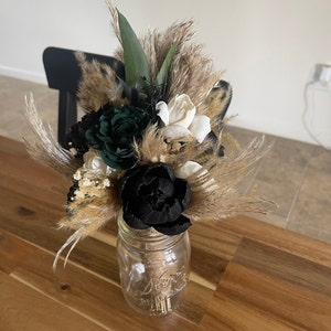 SPICED SEPTEMBER: Rustic Boho /burnt Orange/ivory Sola Wood Flowers ...