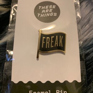 Freak Flag Enamel Pin - Etsy