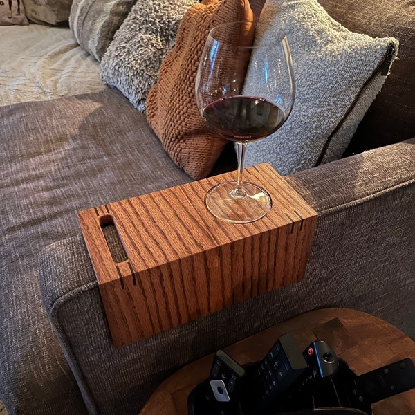 Handmade Wooden Couch Arm Table. Custom. Sofa Arm Table. Sofa Arm Tray ...