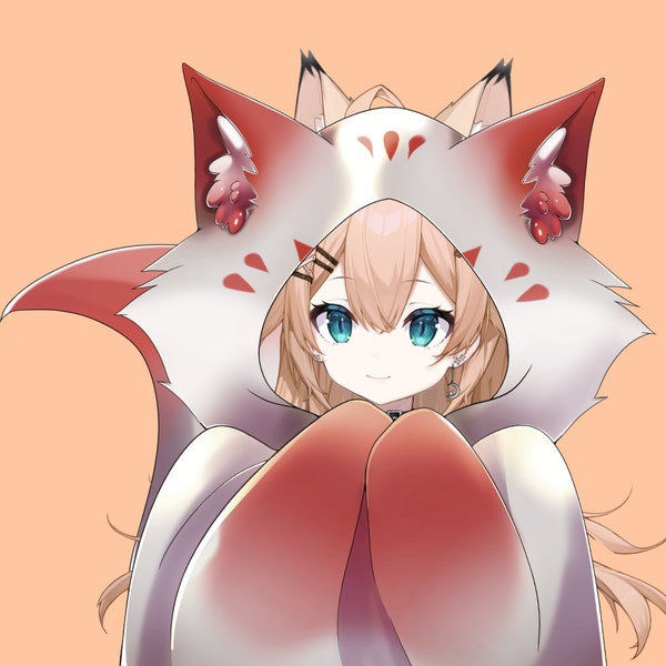 VTUBER Assets - Red Panda Vtuber Cloak | Blanket | Twitch Overlay ...