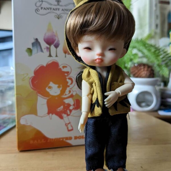 BJD Doll Full Set 1/4 BJD Fullset Posable Art Doll Ball Jointed Dolls ...
