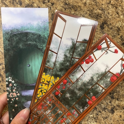 Rose Balcony Window Bookmark - Etsy