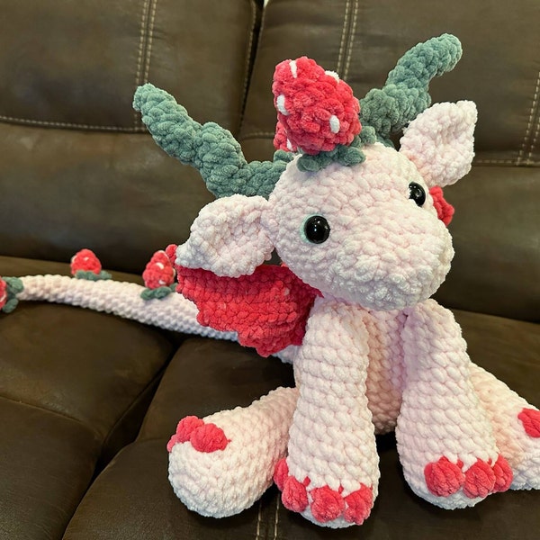 Baby Snuggle Dragon Crochet Pattern PDF, Crochet Dragon PATTERN ...