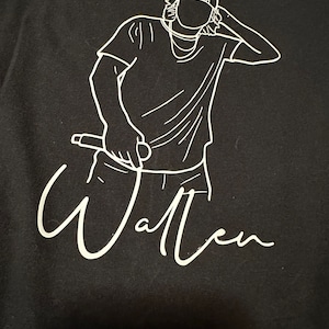 Morgan Wallen Outline Digital Design - Etsy