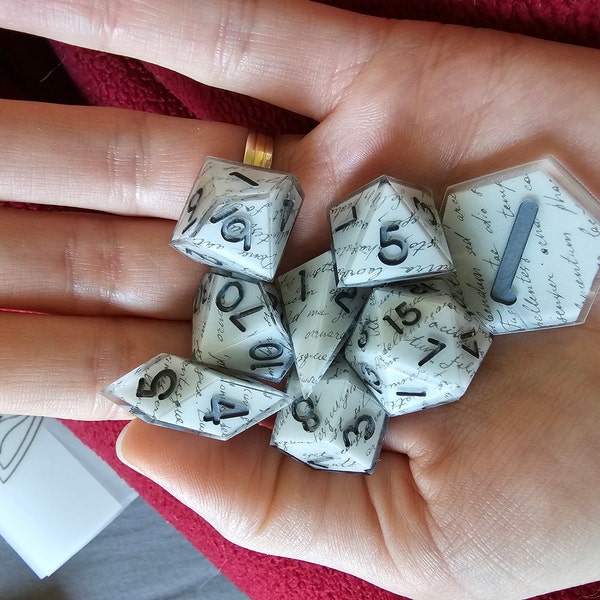 RPG Dice Resin Hidden Depths - ALT Shape - Etsy