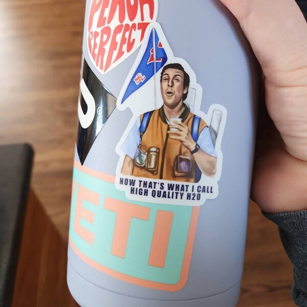 You Can Do It! Waterboy Vinyl Sticker (matte Finish) - Etsy