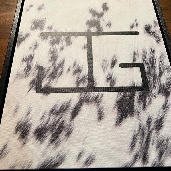 CUSTOM CATTLE BRAND Personalized Rustic Western Shower Curtain Blue ...