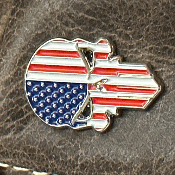 Bold Veteran Flag Pin - Etsy