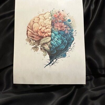 Neuro Flowers, Rainbow Brain, Autism Art, Inclusion Digital Download ...