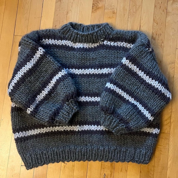 Earn Your Stripes Jumper Pattern | Digital Download | Knit Sweater ...